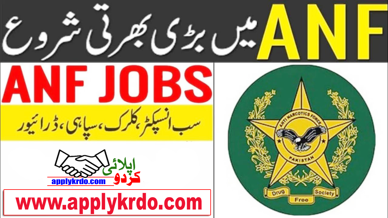 ANF Jobs 2025 Anti Narcotics Force | Apply Online