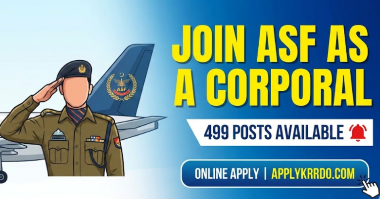 Join ASF as a Corporal 2025: Online Apply | 499 Posts