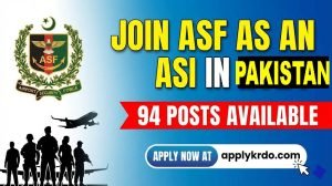 ASI Jobs in ASF 2025: 94 Posts | Latest Advertisment