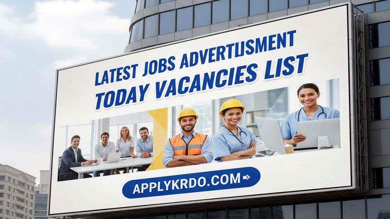 Latest Jobs Advertisement 2026 | Today Vacancies List - ApplyKrdo