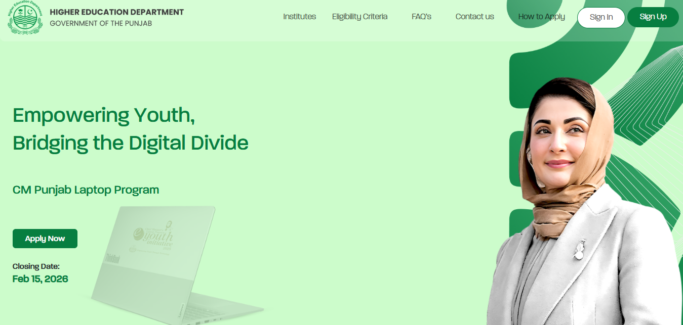 CM Punjab Laptop Scheme 2026: Registration & Eligibility Guide